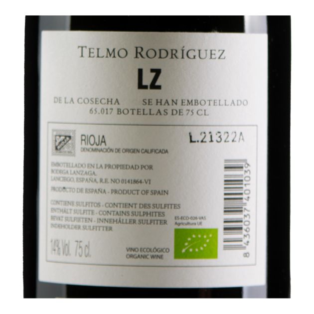 Telmo Rodriguez LZ Rioja DOC 2023 – Vineshop24.de