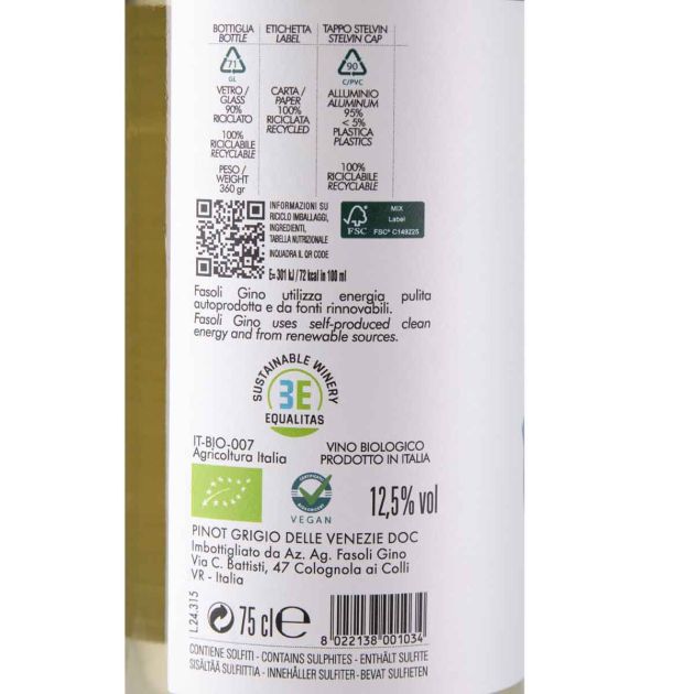 Fasoli Gino Pigio Pinot Grigio delle Venezie DOC 2025 – Vineshop24.de